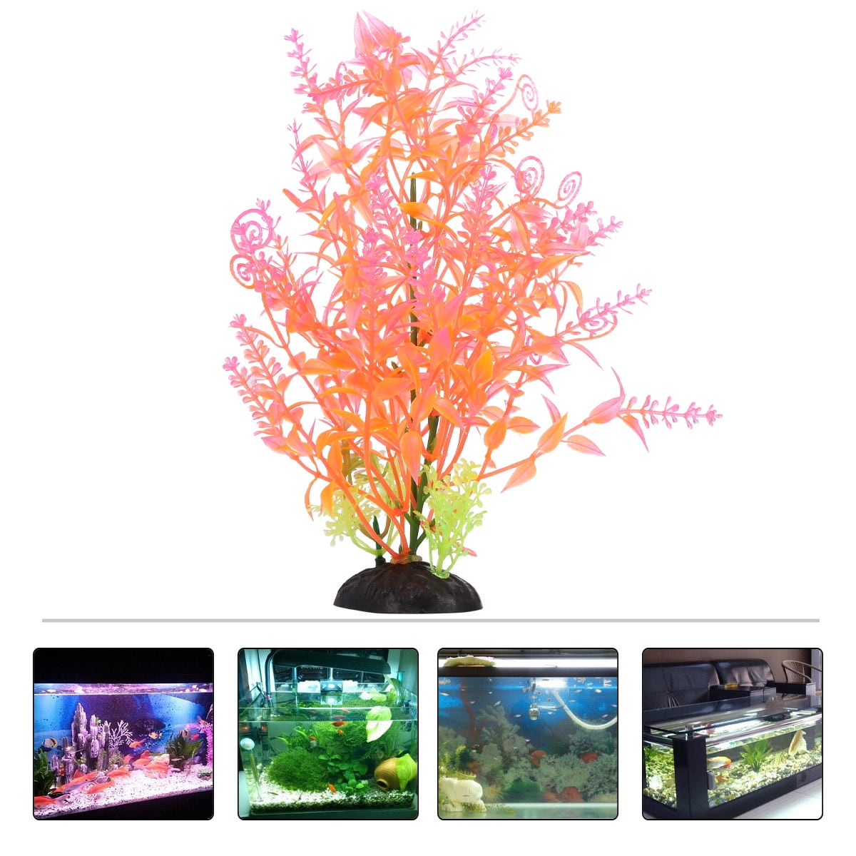 Masteelf 2pcs Simulation Aquarium Grass Undewater Plants Realistic ...
