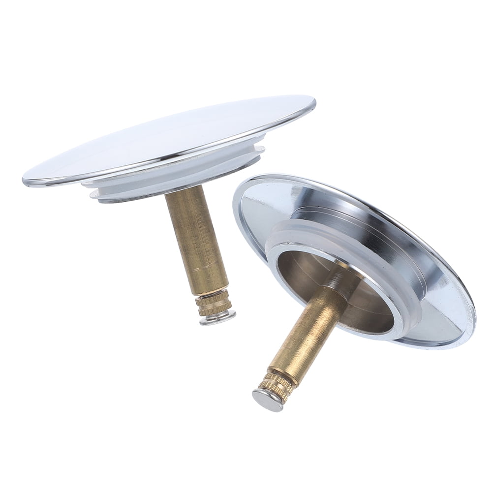 Masteelf 2pcs Sink Basin Stopper Cover Bathtub Stopper Copper Sink Hole ...