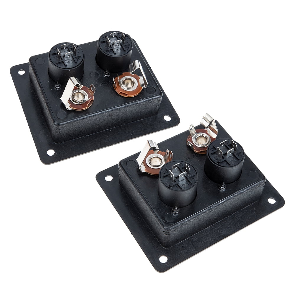 Masteelf 2pcs Square Speaker Box 2-Way Terminal Cup Binding Post ...