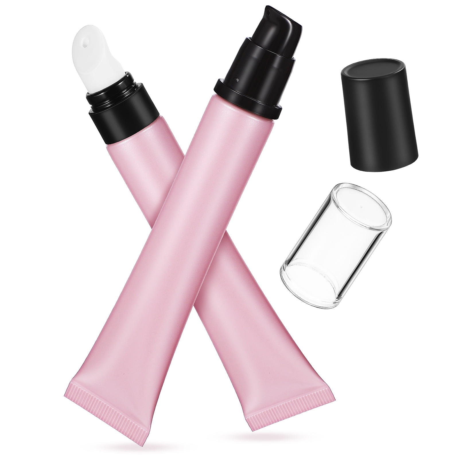 Masteelf 2pcs Squeeze Tube Empty Cosmetics Tubes Makeup Squeeze Bottles ...