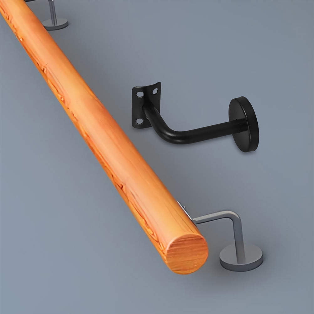 Masteelf 2pcs Stair Handrail Brackets Stainless Steel Handrail Bracket ...