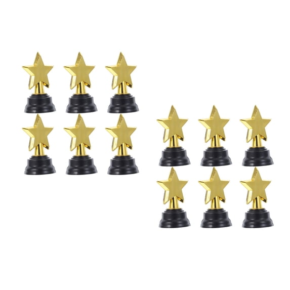 Masteelf 2pcs Star Trophies For Kids Party Decorations Mini Plastic ...