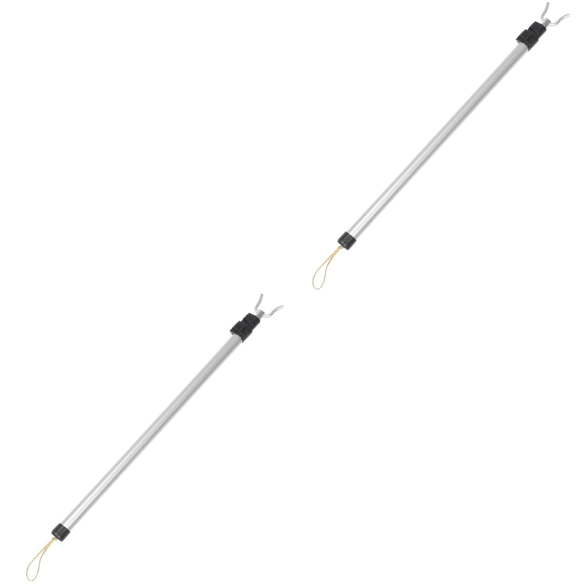 Masteelf 2pcs Telescopic Clothes Reach Pole Clothesline Pole ...