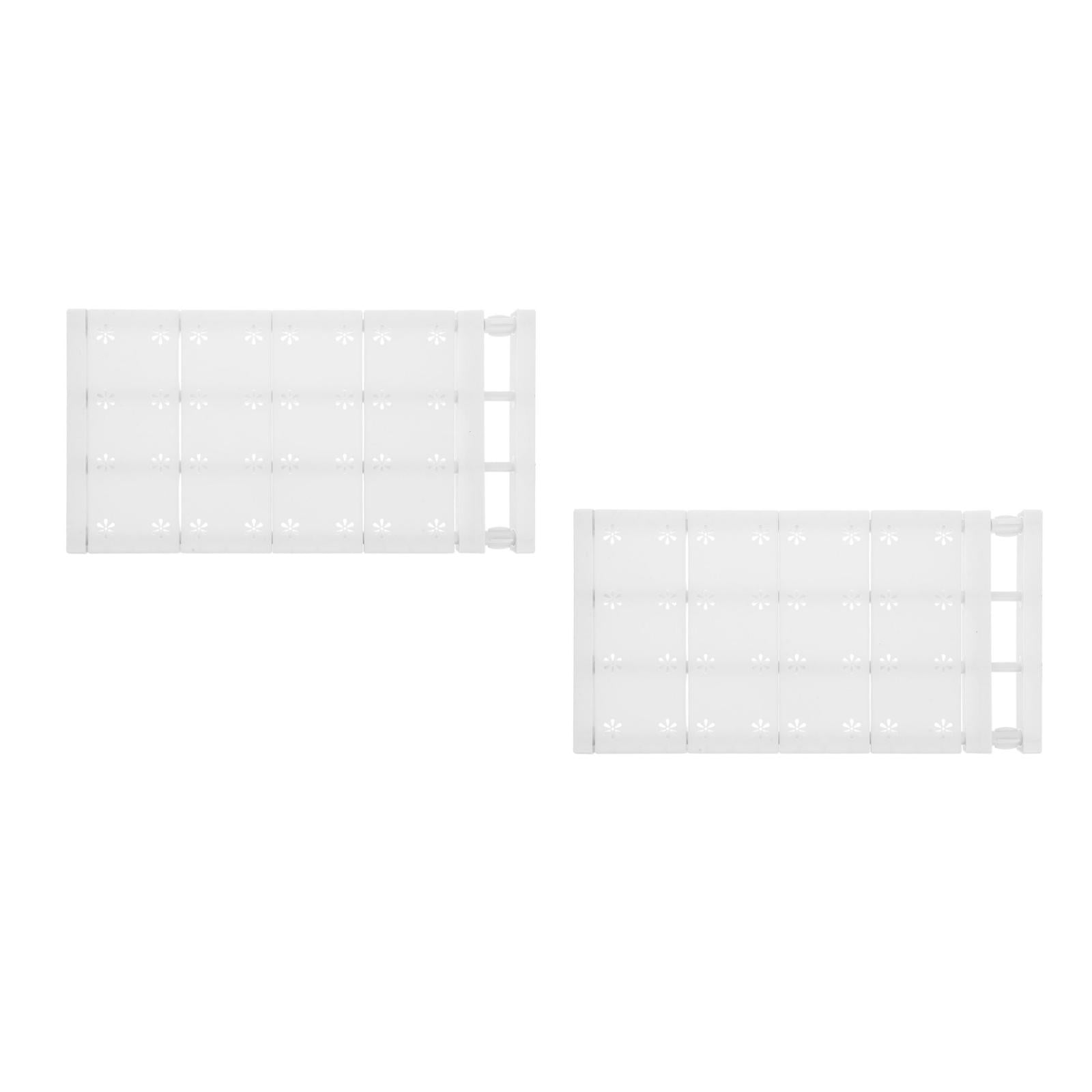 Masteelf 2pcs Tension Rod Shelf Expandable Shelf Closet Shelf Divider ...