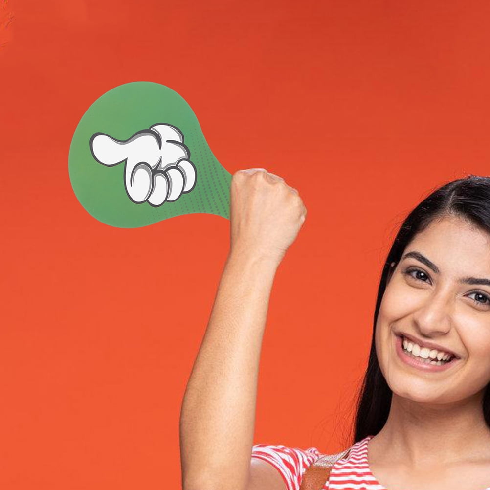 Masteelf 2pcs Thumbs Up Down Paddles Yes No Paddles Auction Paddles ...