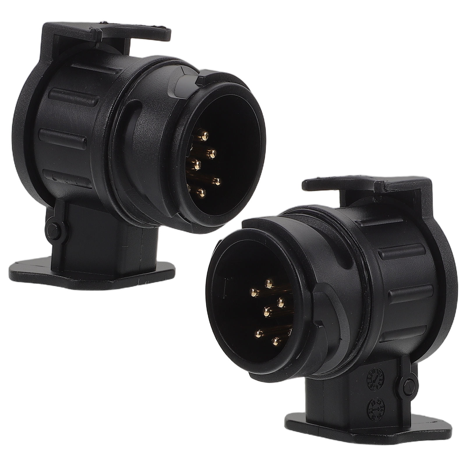 Masteelf 2pcs Trailer Plug Adapter 13 Pin to 7 Pin Trailer Light Plug ...