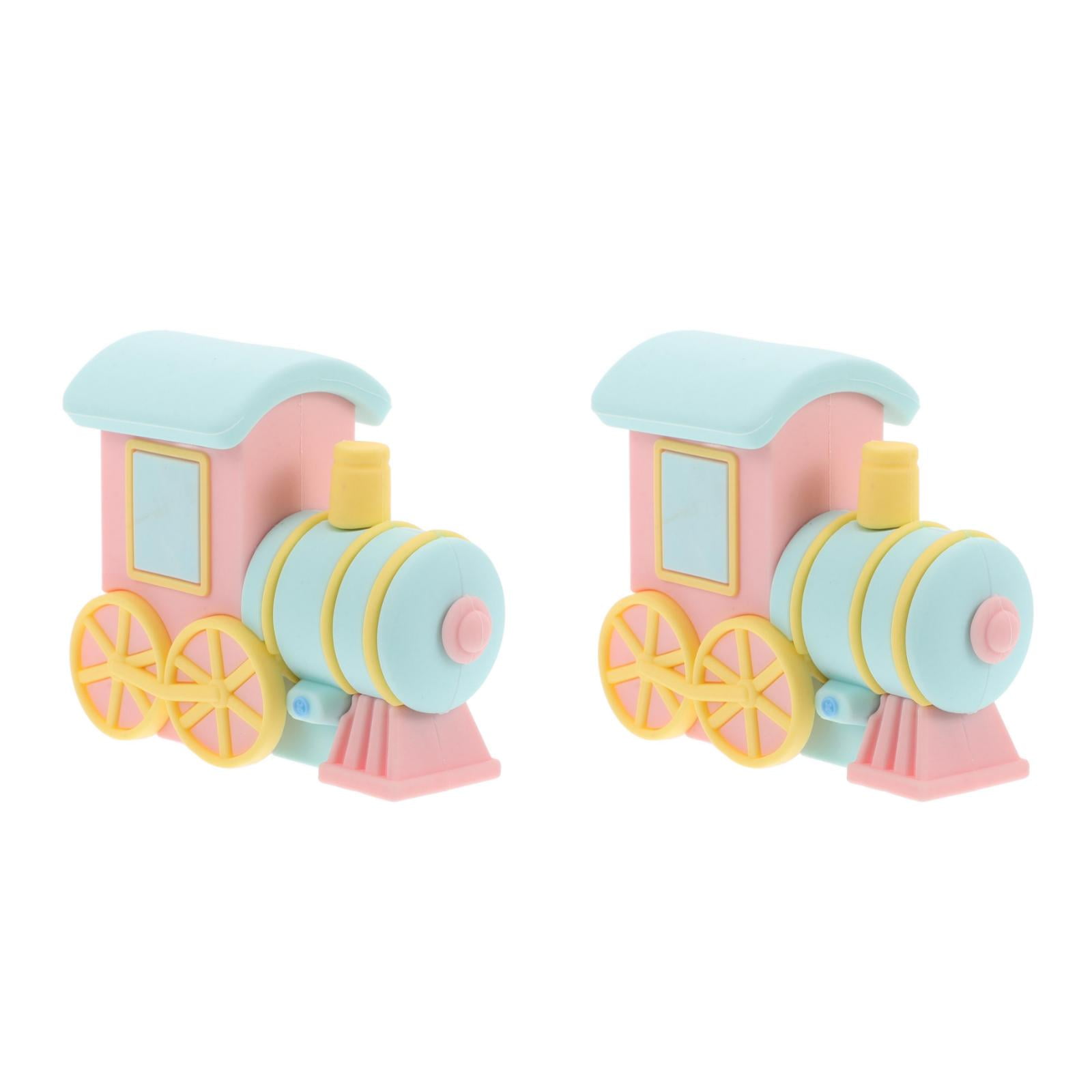 Masteelf 2pcs Train Cake Toppers Decoration Macaron Train Cake Toppers ...