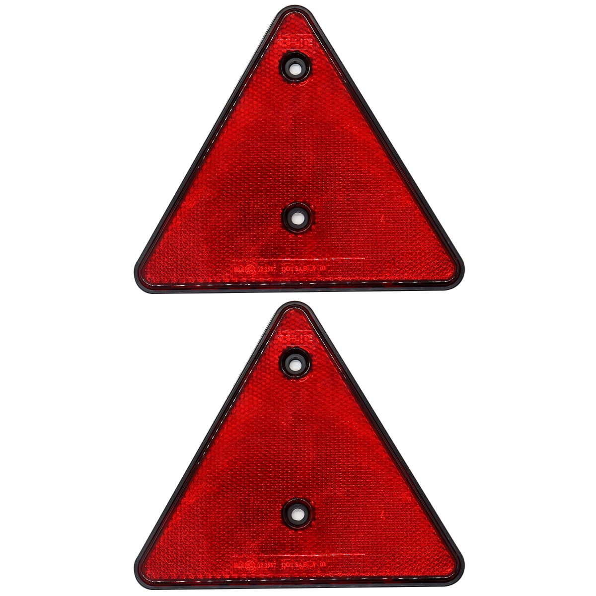 Masteelf 2pcs Truck Triangle Reflector Car Reflective Sign Board Plate ...
