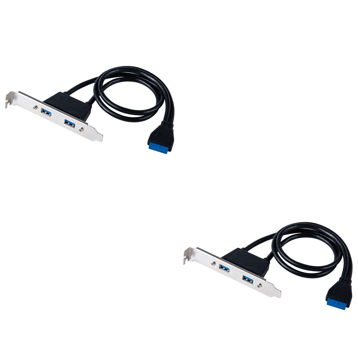 Masteelf 2pcs USB PCI Slot Plate Adapter Motherboard Rear Panel Adapter ...