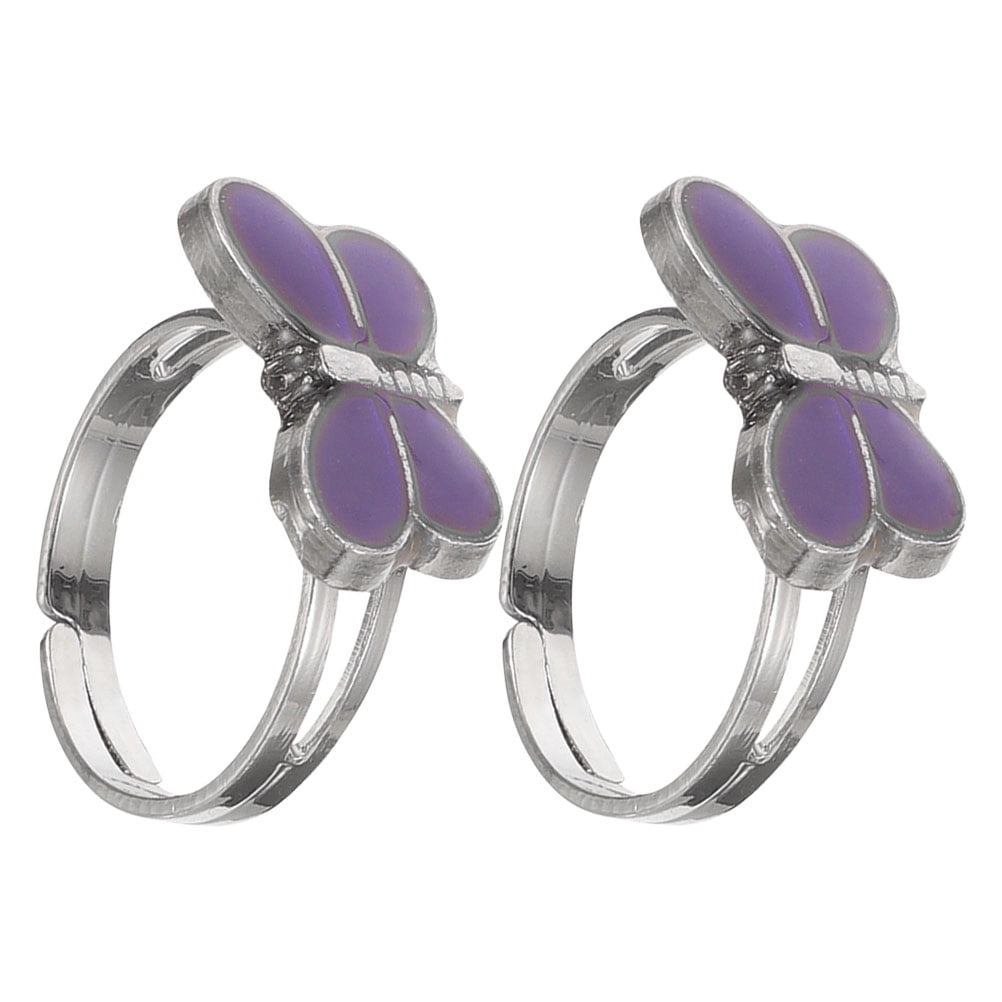 Masteelf Fashionable Mood Rings for Girls with Unique Dragonfly Design ...
