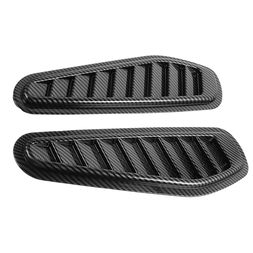 Masteelf 2pcs Universal Car Hood Air Vent Cover Engine Vent Hood Scoop ...