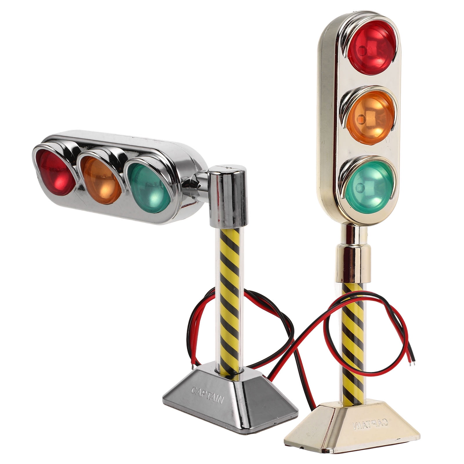 Masteelf 2pcs Universal Cars Interior Led Traffic Light Model Mini ...