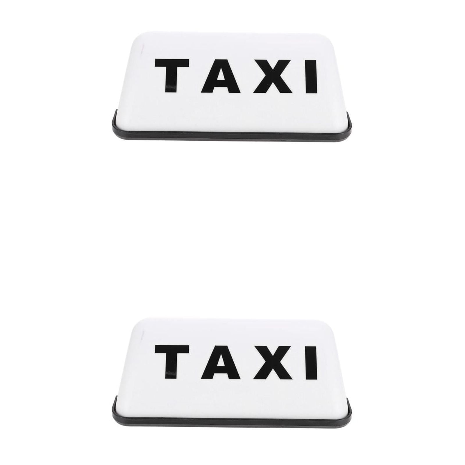 Masteelf 2pcs Universal Taxi Roof Light Sign Universal 12V LED Car Top ...
