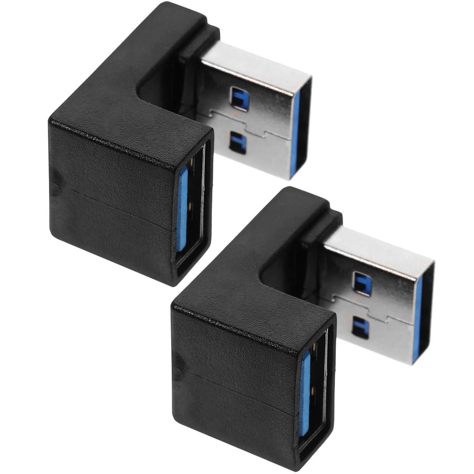 Masteelf 2pcs Usb Extender Usb 90 Degree Adapter Angled Plug Adapter ...