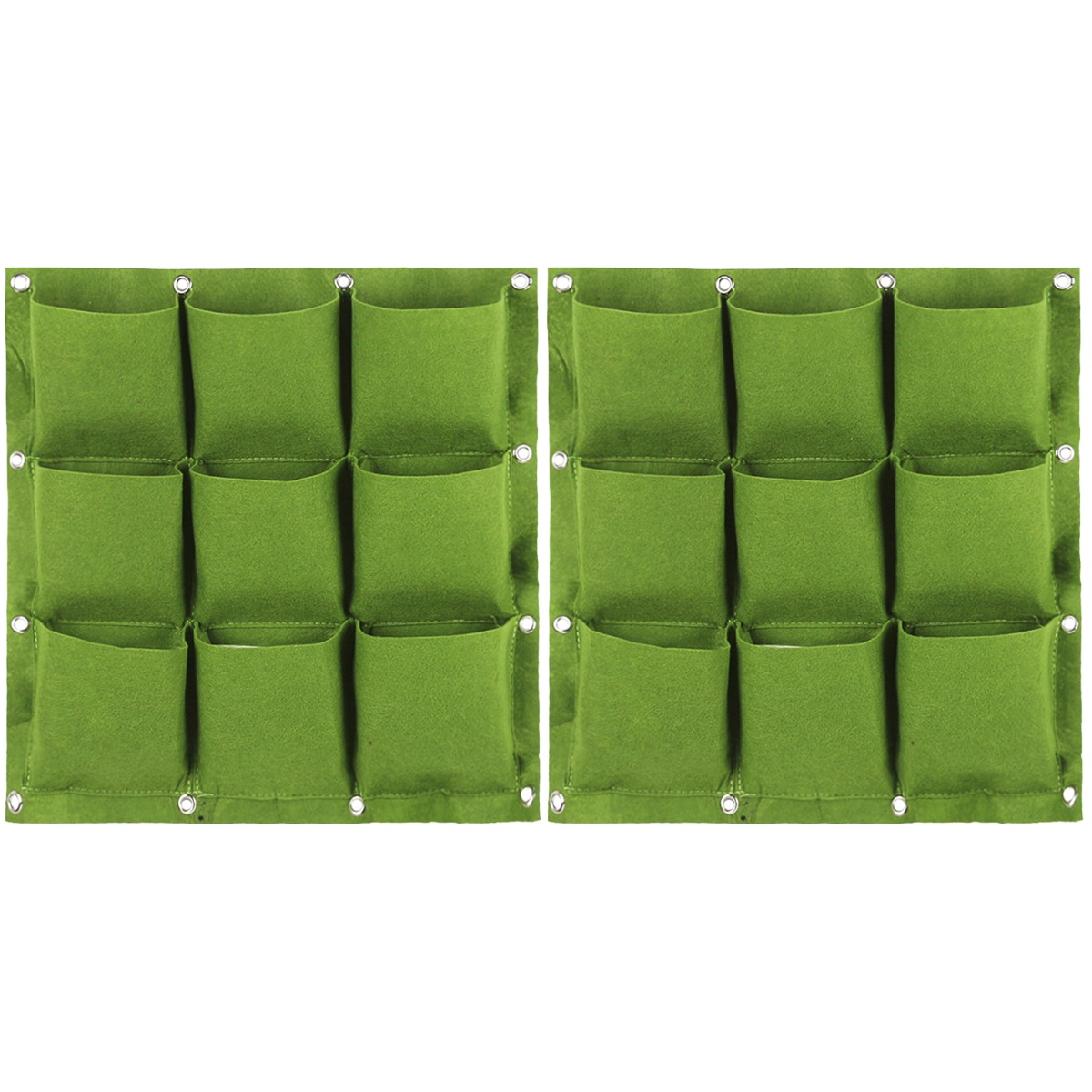 Masteelf 2pcs Vertical Hanging Wall Planter Hanging Planting Grow Bags ...