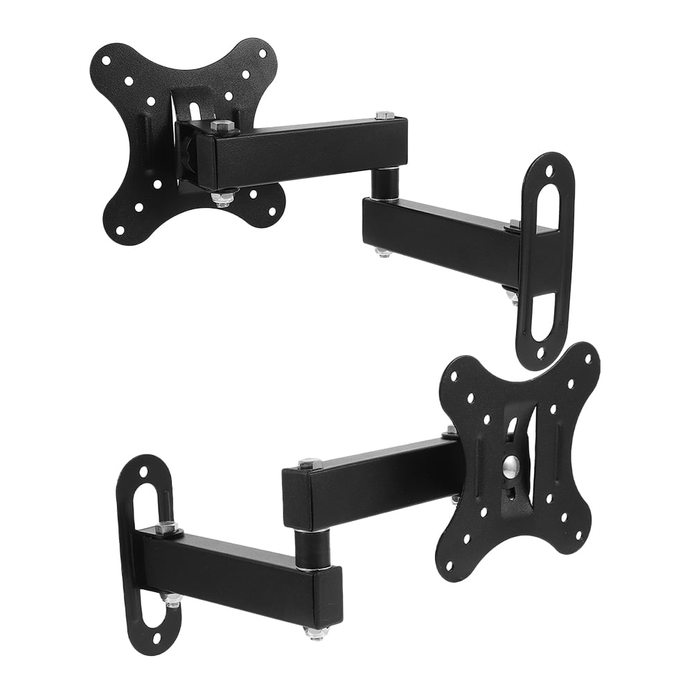 Masteelf 2pcs Wall Mount Computer Stand Monitor Wall Mount Shelf Wall ...