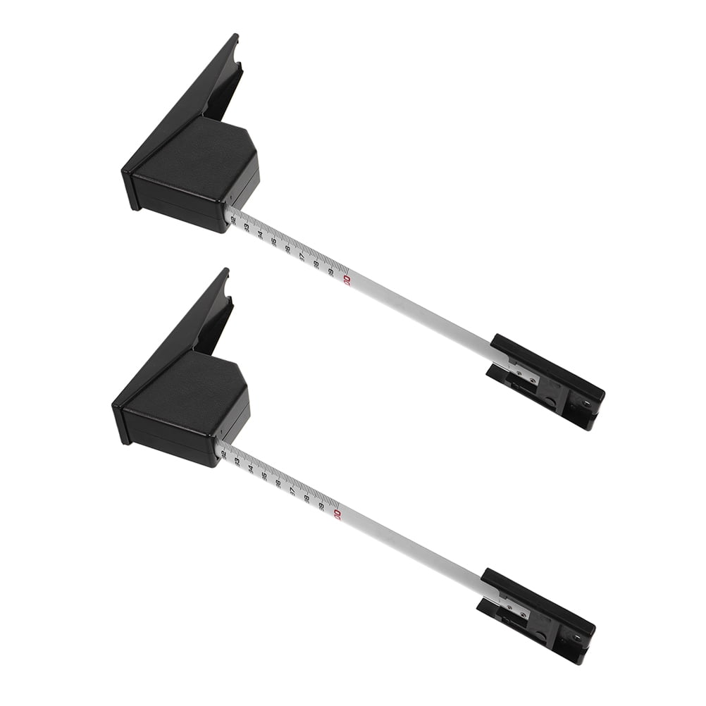 Masteelf 2pcs Wall Mounted Retractable Height Measurement Tool with ...