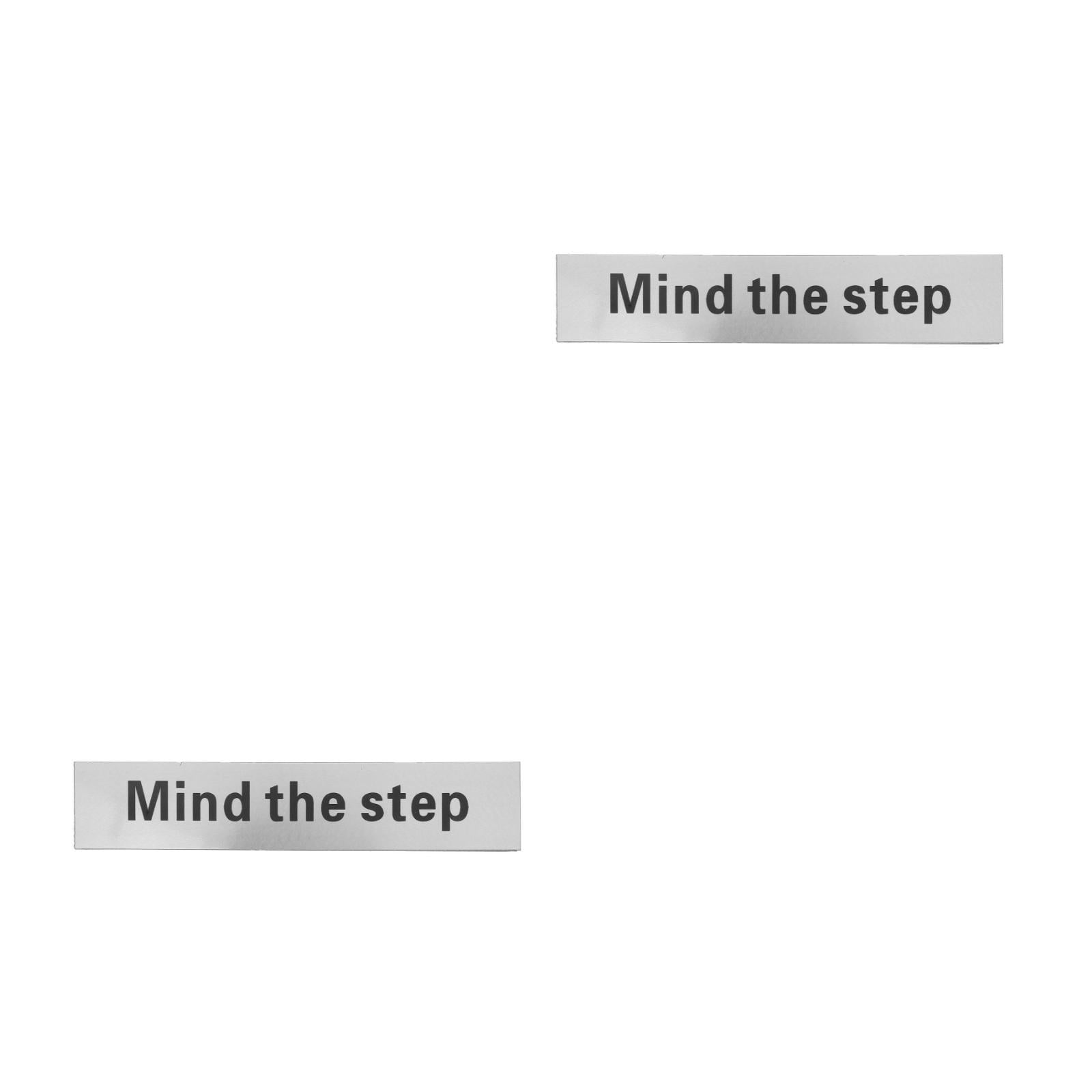 Masteelf 2pcs Watch Your Step Sign Caution Mind the Step Warning Boards ...