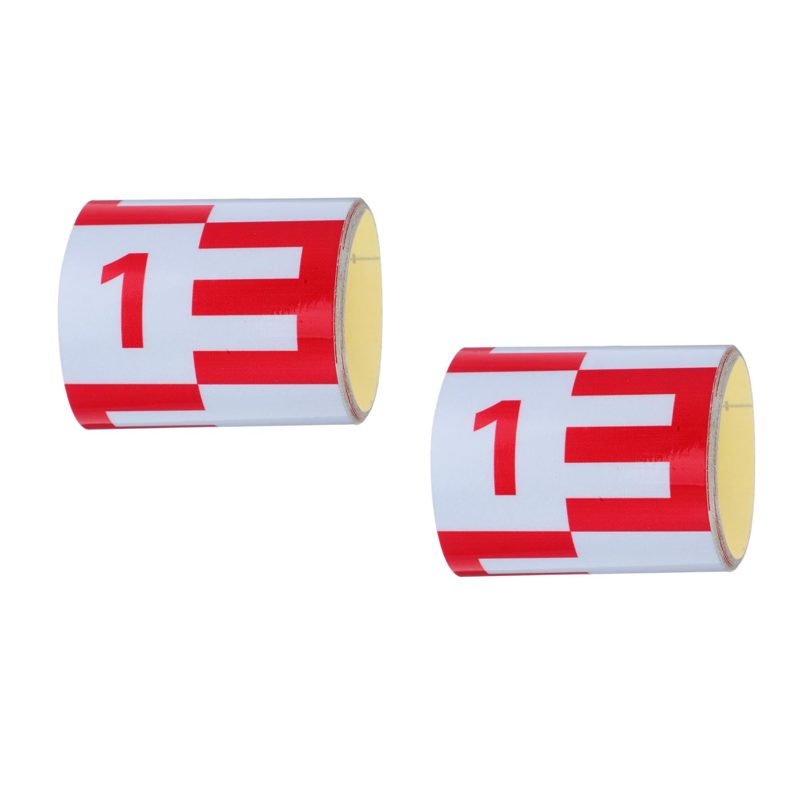 Masteelf 2pcs Water Level Gauge With Reflective Self Adhesive Tape ...