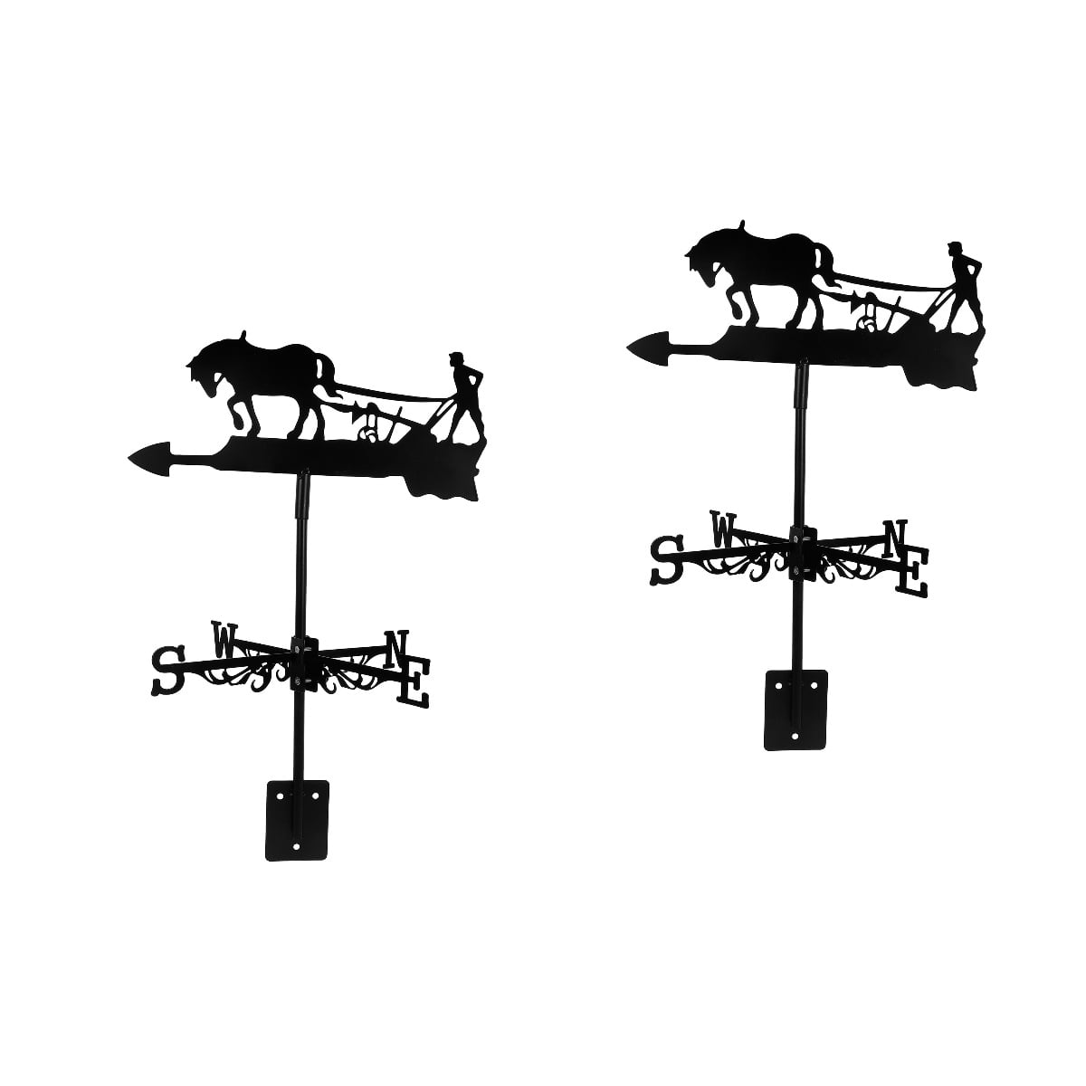 Masteelf 2pcs Weathervane Wind Direction Indicator Metal Wind Direction ...