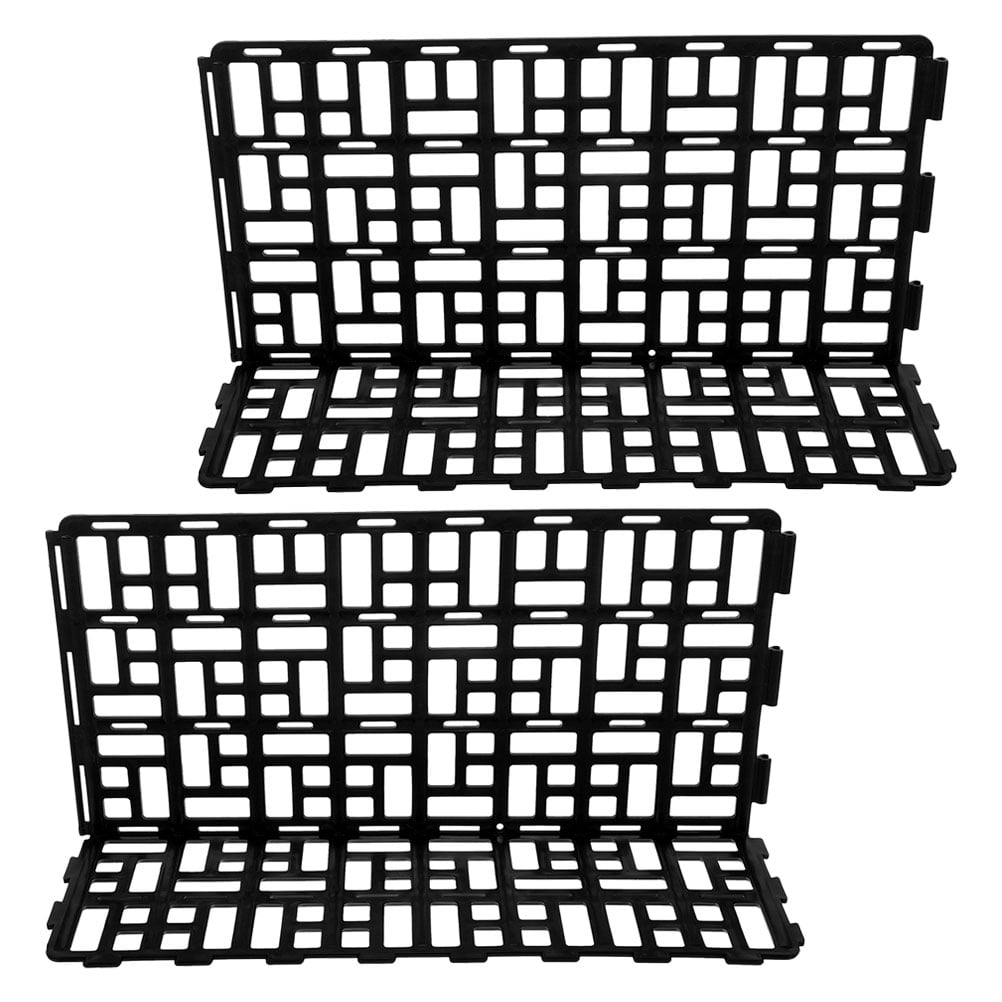 Masteelf 2pcs Wire Display Food Guardrail Supermarket Wire Fence ...