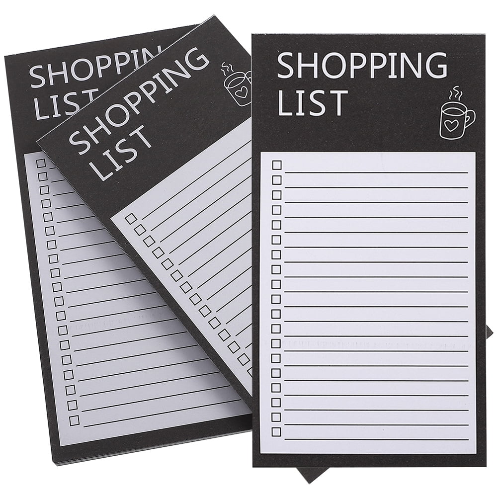 Masteelf 3 Books Shopping List Notepad Grocery Magnet for Fridge ...