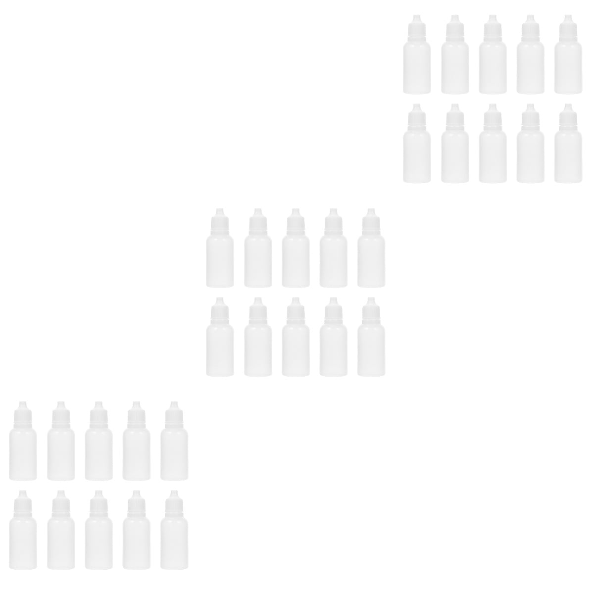 Masteelf 3 Count Refillable Bottles Empty 20ml Eye Drop Dispenser ...