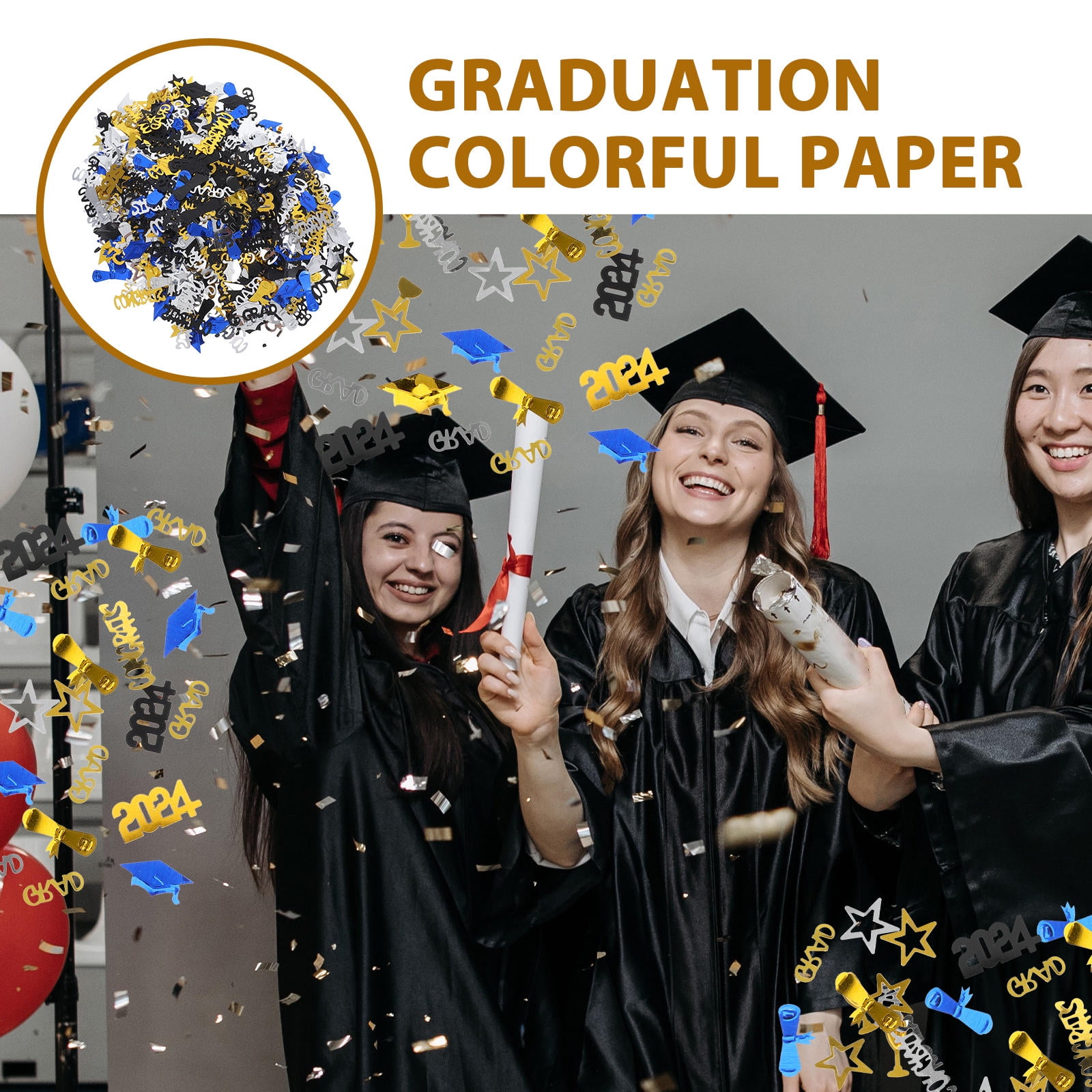 Masteelf 3 Packs Congrats Grad Confetti Class of 2025 Graduation Party ...