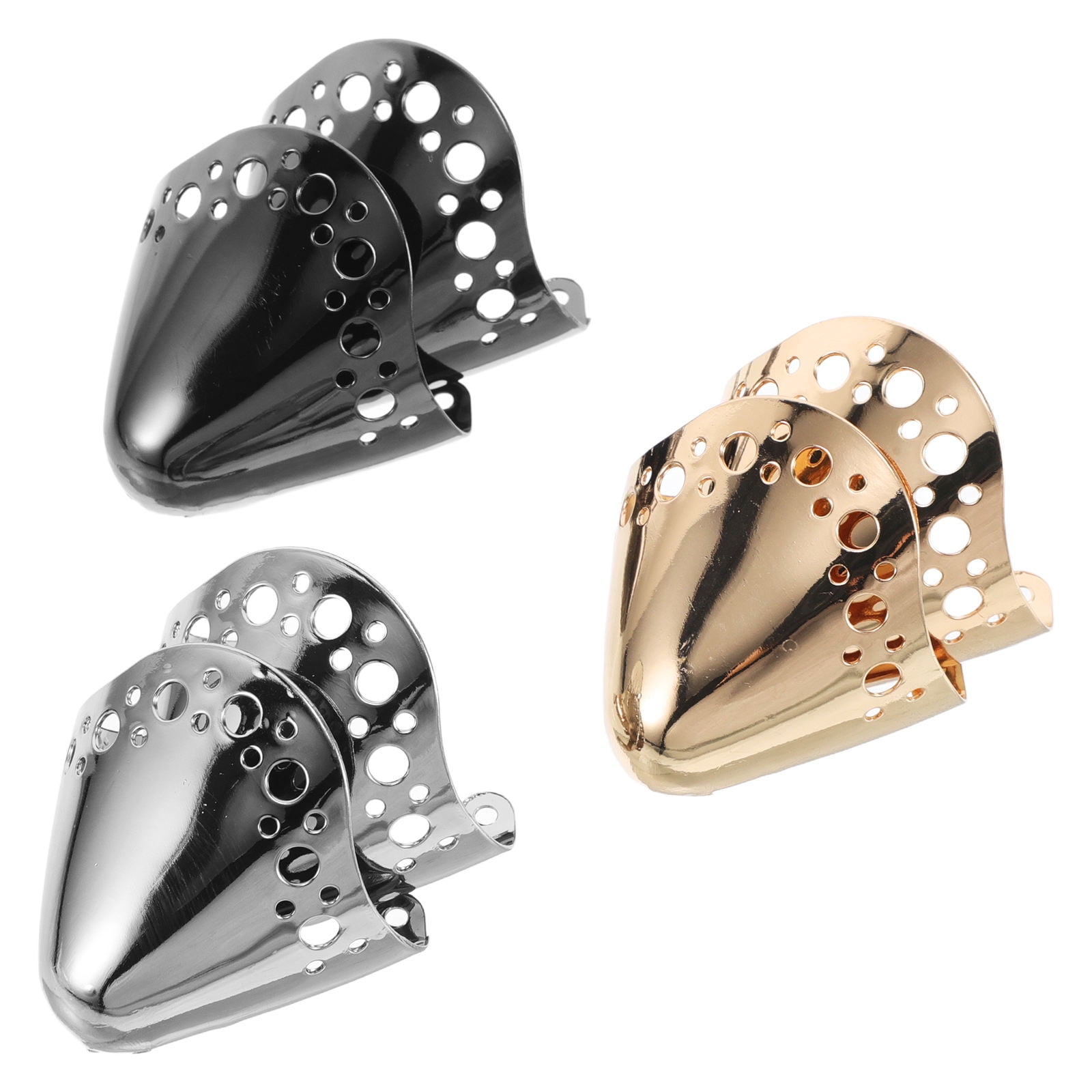 Masteelf 3 Pairs Dress Shoe Cap Covers Metal High Heel Caps High Heel ...