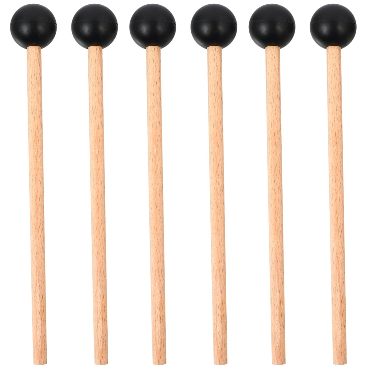 Masteelf 3 Pairs Marimba Sticks Mallets Xylophone Hammer Percussion ...