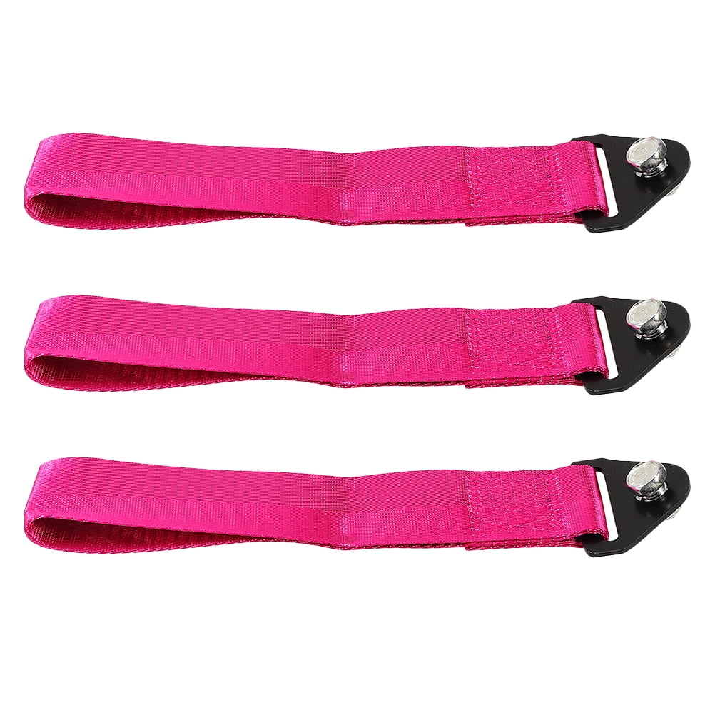 Masteelf 3 Pcs Car Modified Tow Rope Upgrade Front Bumper Safety Strap ...