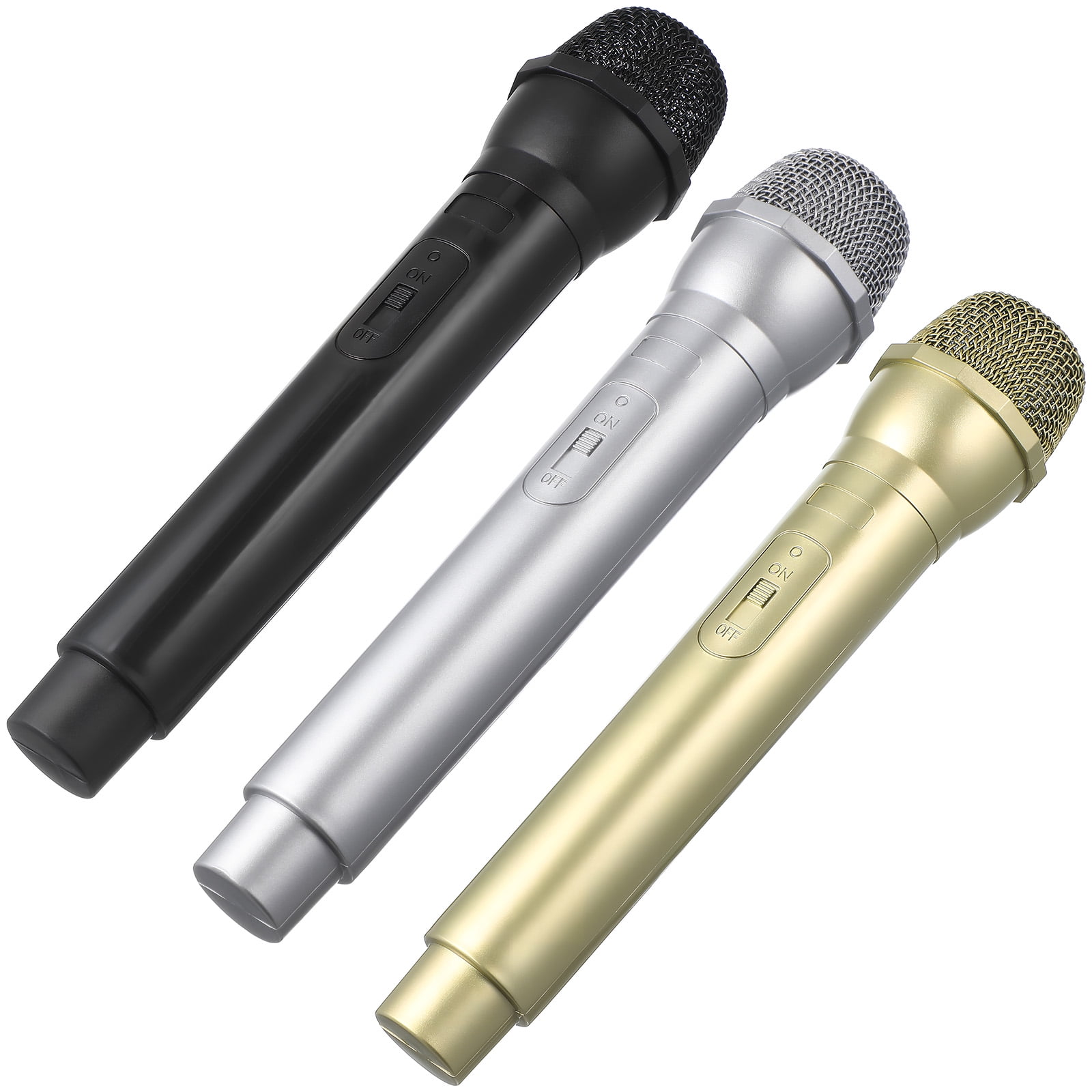 Masteelf 3 Pcs Fake Microphones For Kids Plastic Prop Mic Costume Prop ...