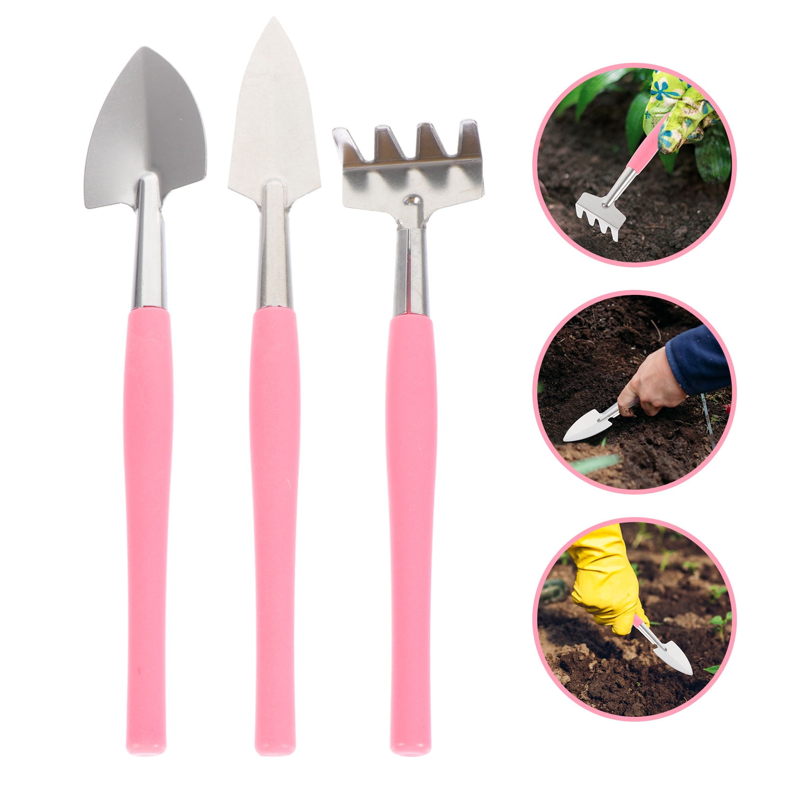 Masteelf 3 Pcs Garden Spade Gardening Tools Fertilizing Shovels Toddler ...