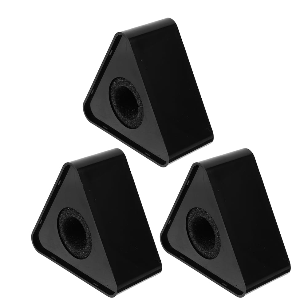 Masteelf 3 Pcs Mic Flags Triangular Interview Logo Microphone Arm Boom ...