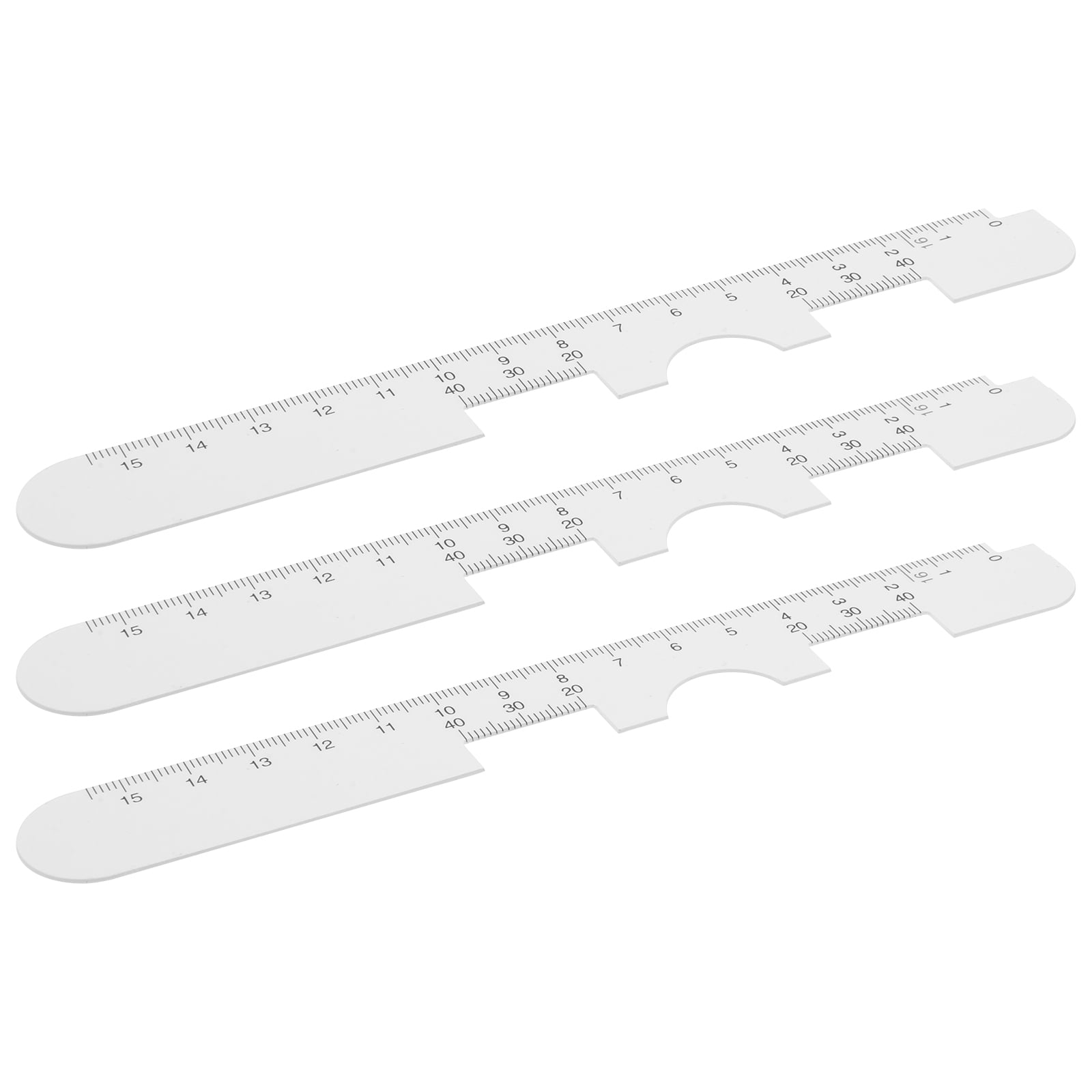 Masteelf 3 Pcs Optician Tools Pd Ruler Pupillary Distance Glasses ...