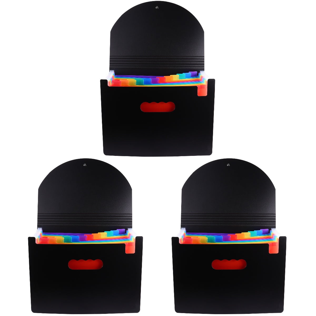 Masteelf 3 Pieces Accordion Folder Documents Folders Space-saving File ...