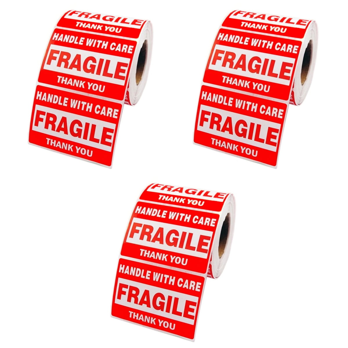 Masteelf 3 Rolls /500pcs Fragile Label Stickers Handle with Care ...