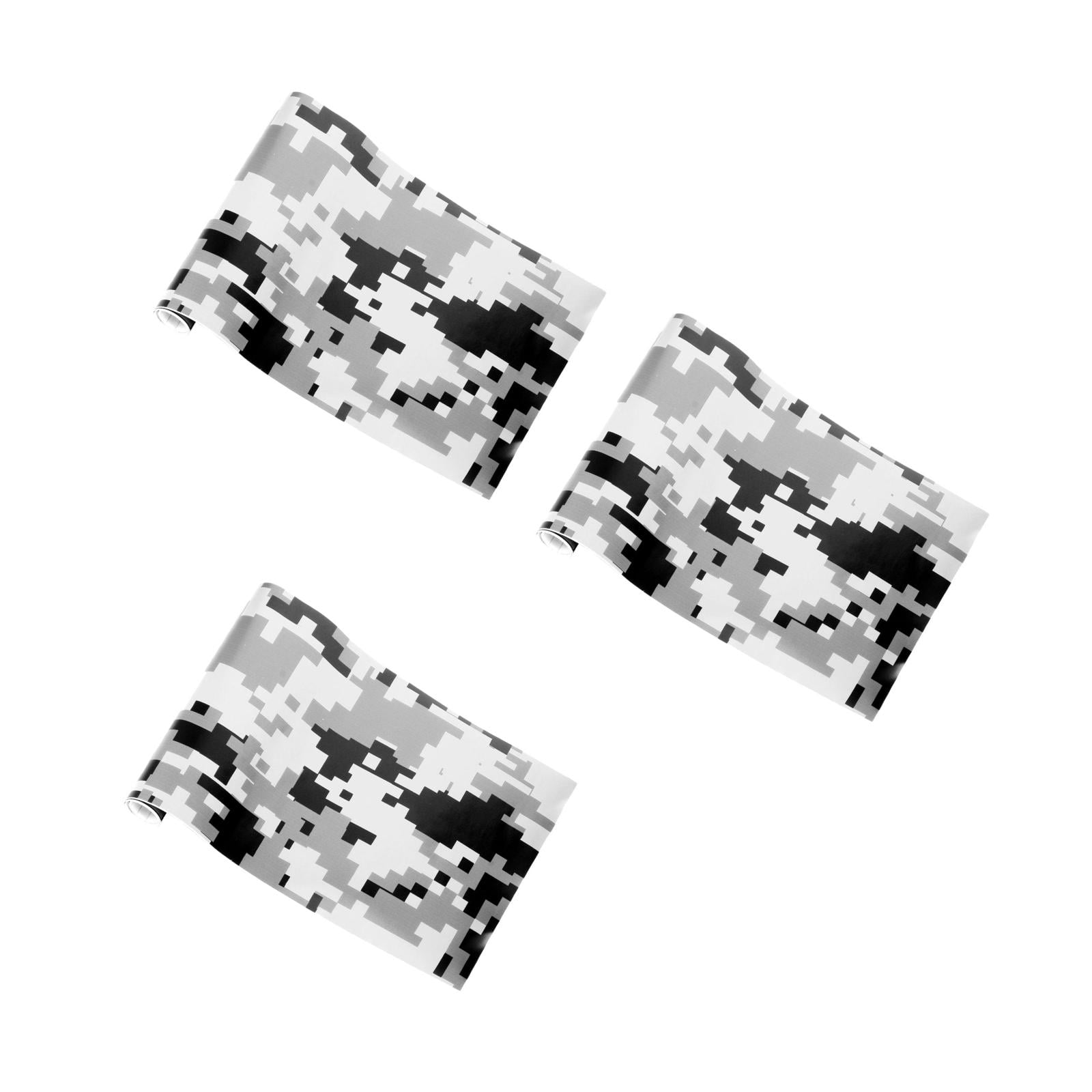 Masteelf 3 Rolls Car Stickers Camo Car Wrapping Sticker Vinyl Film ...