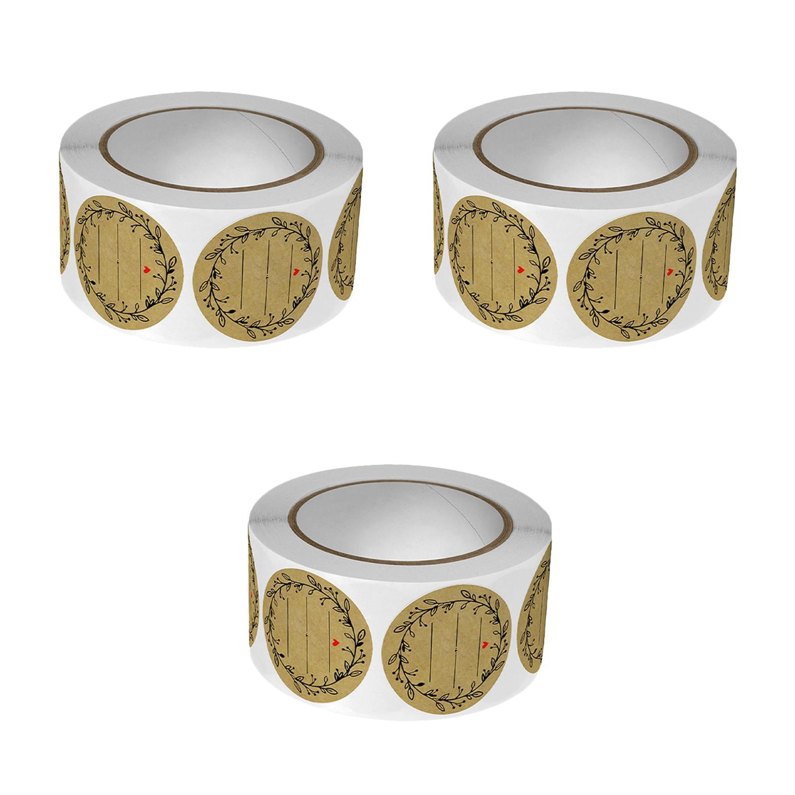 Masteelf 3 Rolls Olive Branch Stickers Self-Adhesive Labels Homemade ...