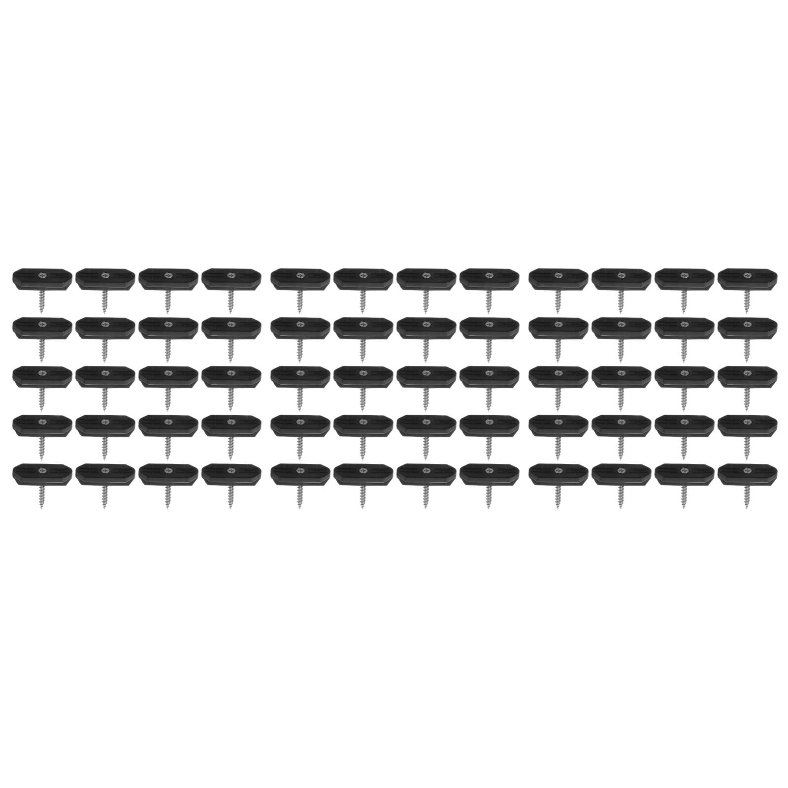 Masteelf 3 Sets of Deck Fasteners Plastic Clips with Screws for ...