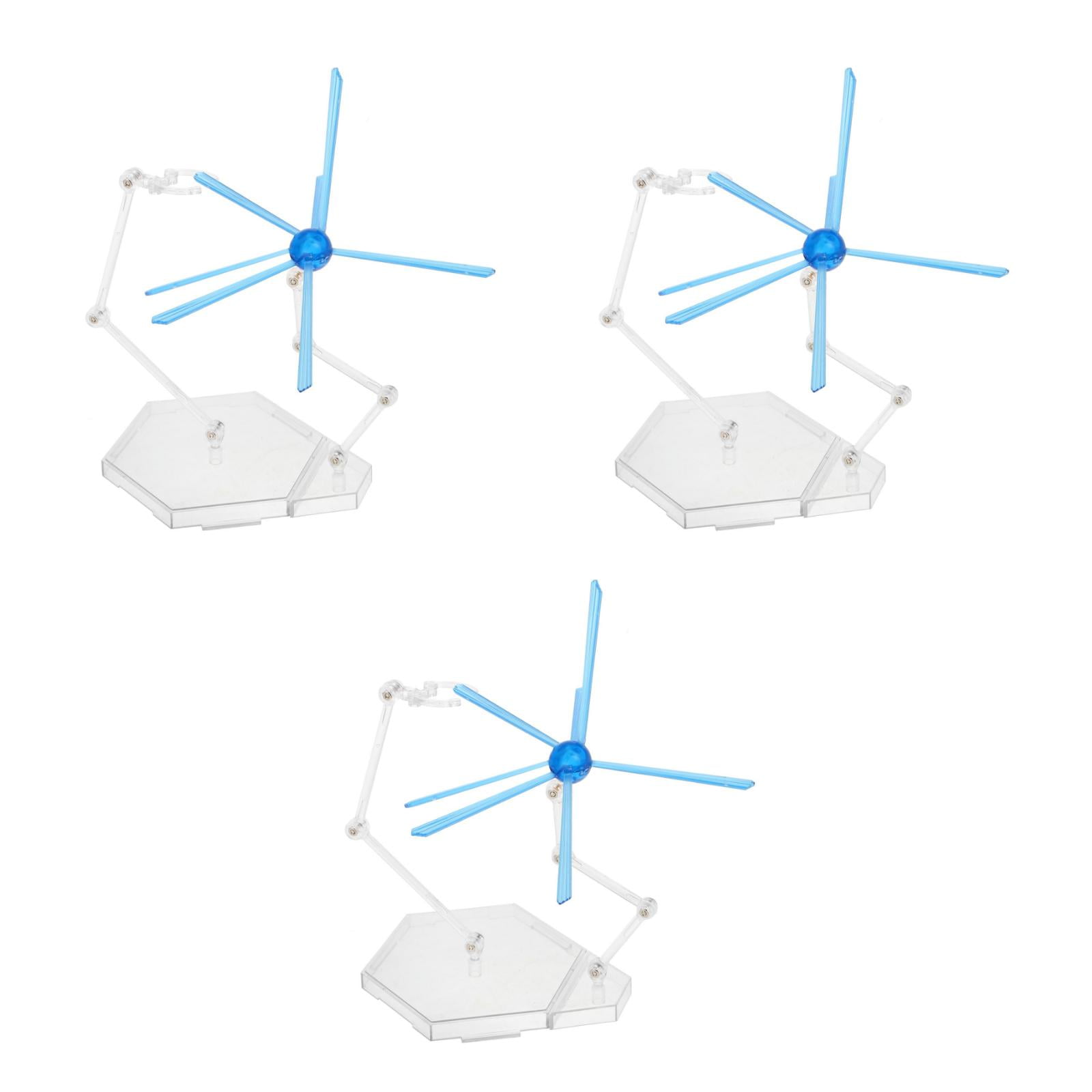 Masteelf 3 Sets Figure Stand With Model Effect Display Stand Figure ...