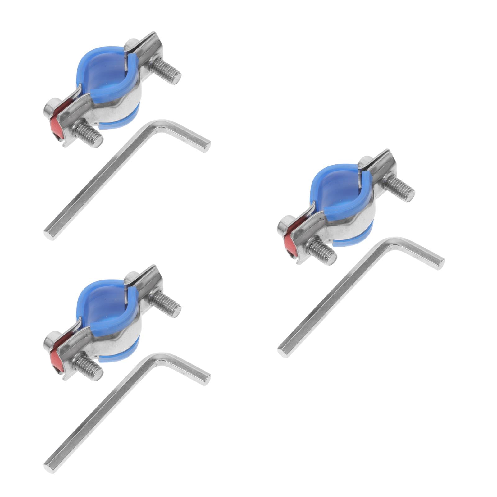 Masteelf 3 Sets Pipe Securing Clamp Stainless Steel Clamp Chair ...