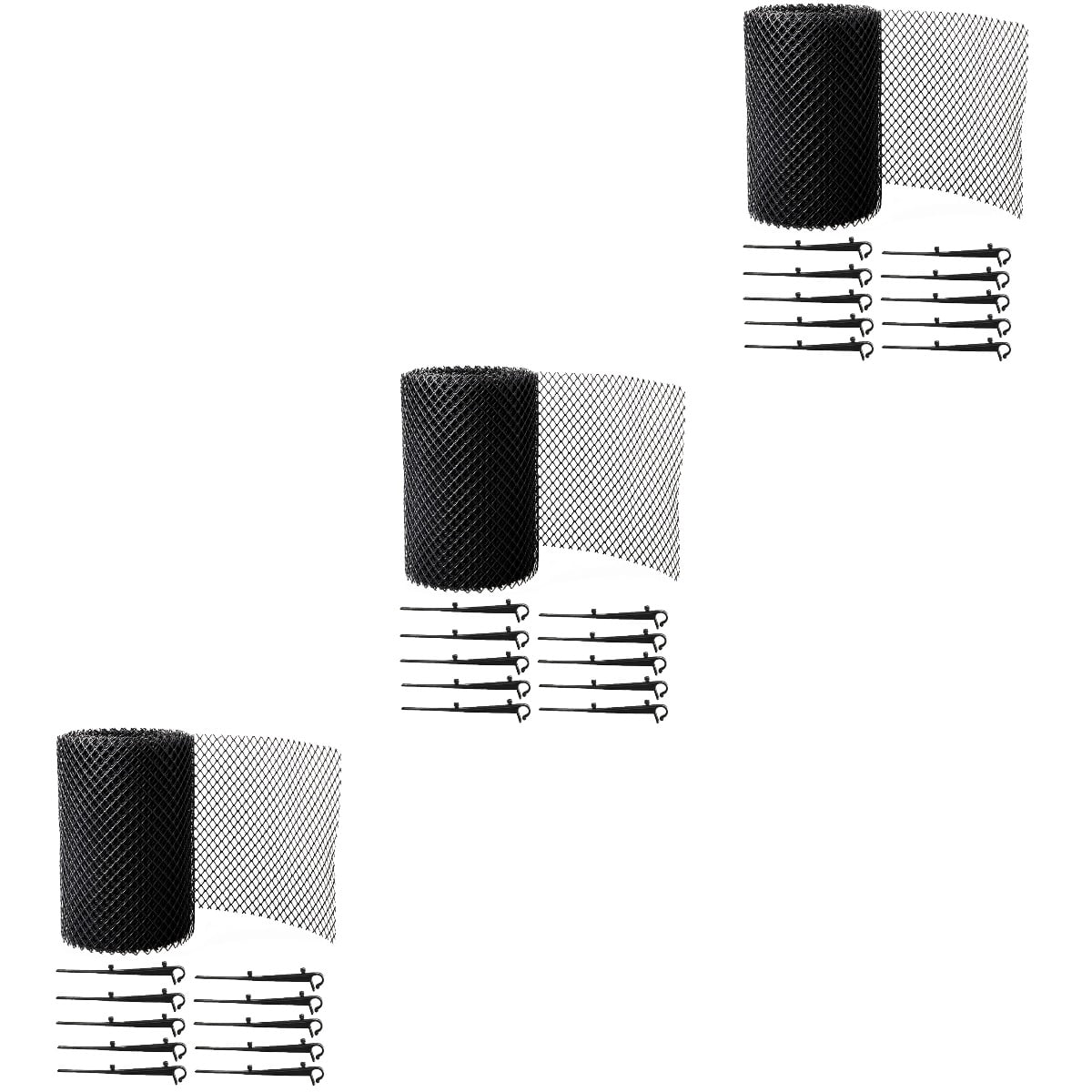 Masteelf 3 Sets Plastic Gutter Guard Mesh Gutter Downspout Guard Mesh ...