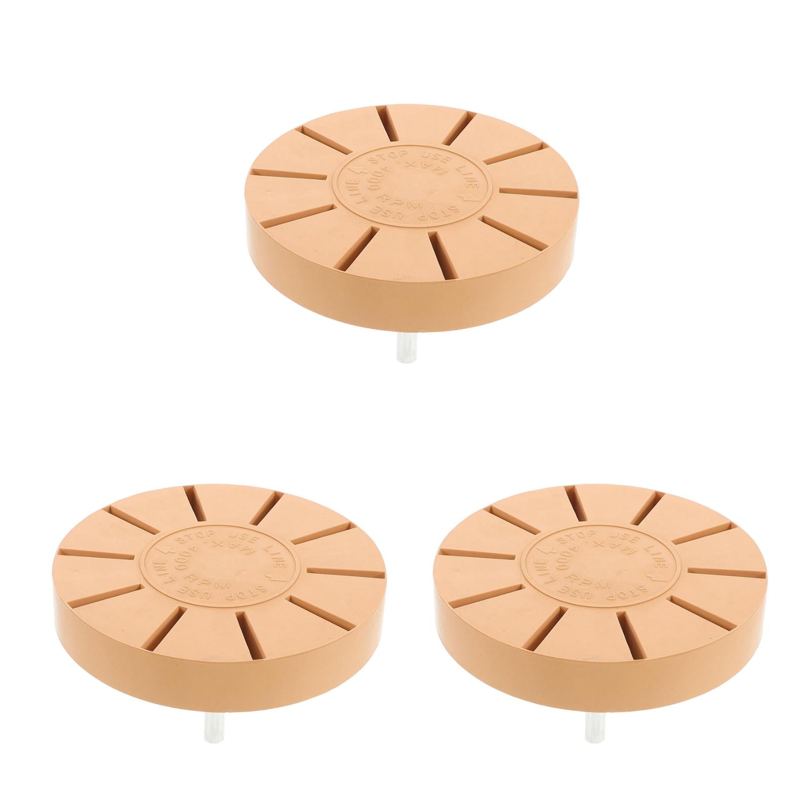 Masteelf 3 Sets Rubber Wheel for Drill 88mm for Removing Decals ...