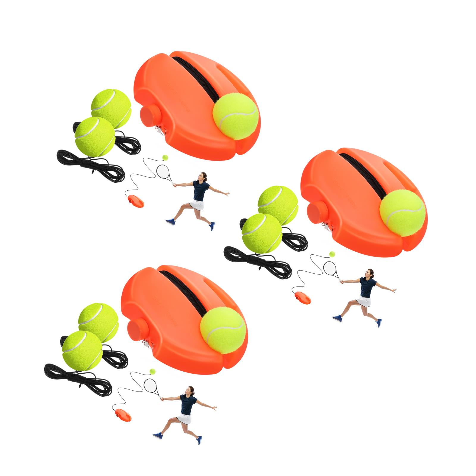 Masteelf 3 Sets Tennis Rebound Trainer Portable Tennis Trainer Elastic ...
