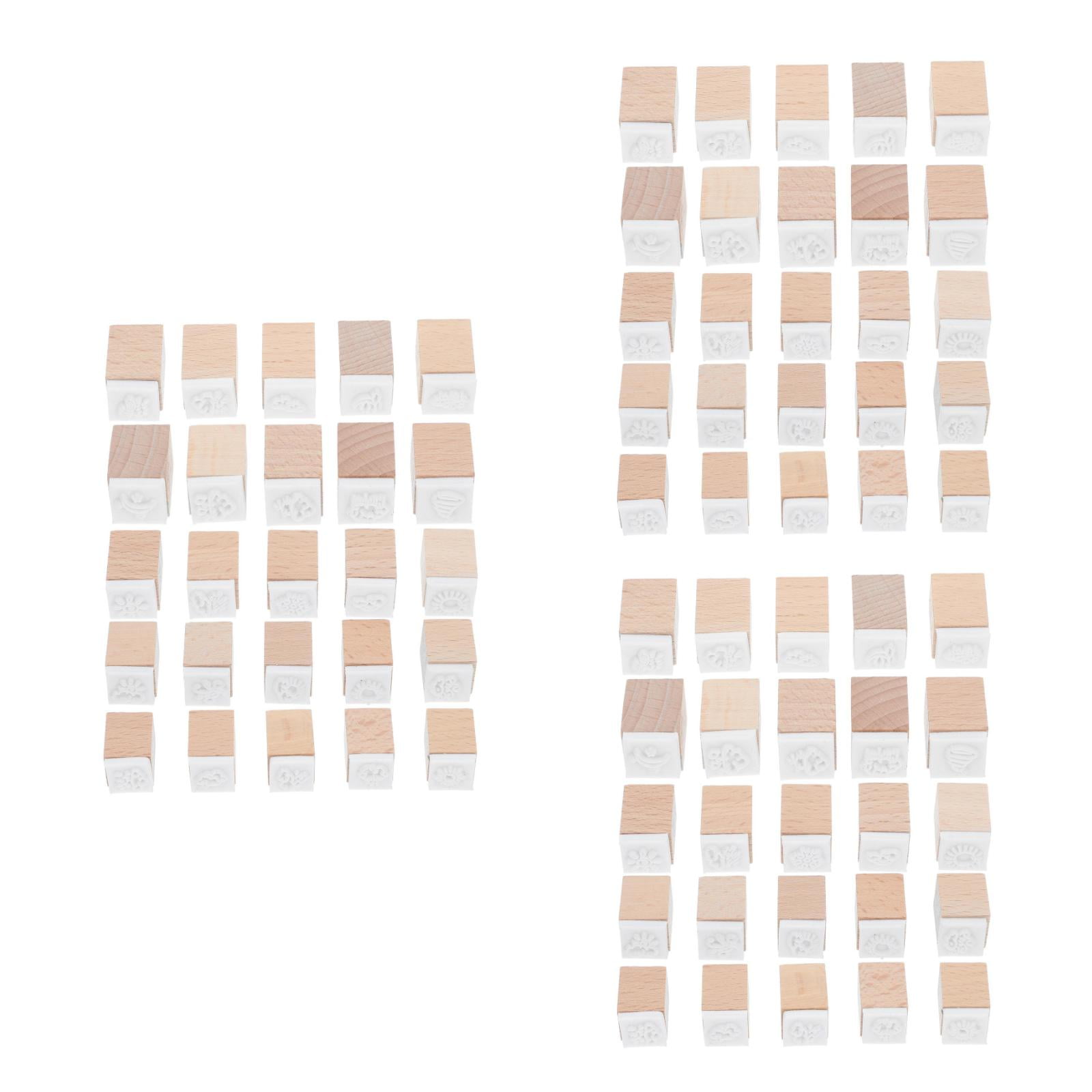 Masteelf 3 Sets Of Weather Stamp For Scrapbooking Wood Stamps Wood ...
