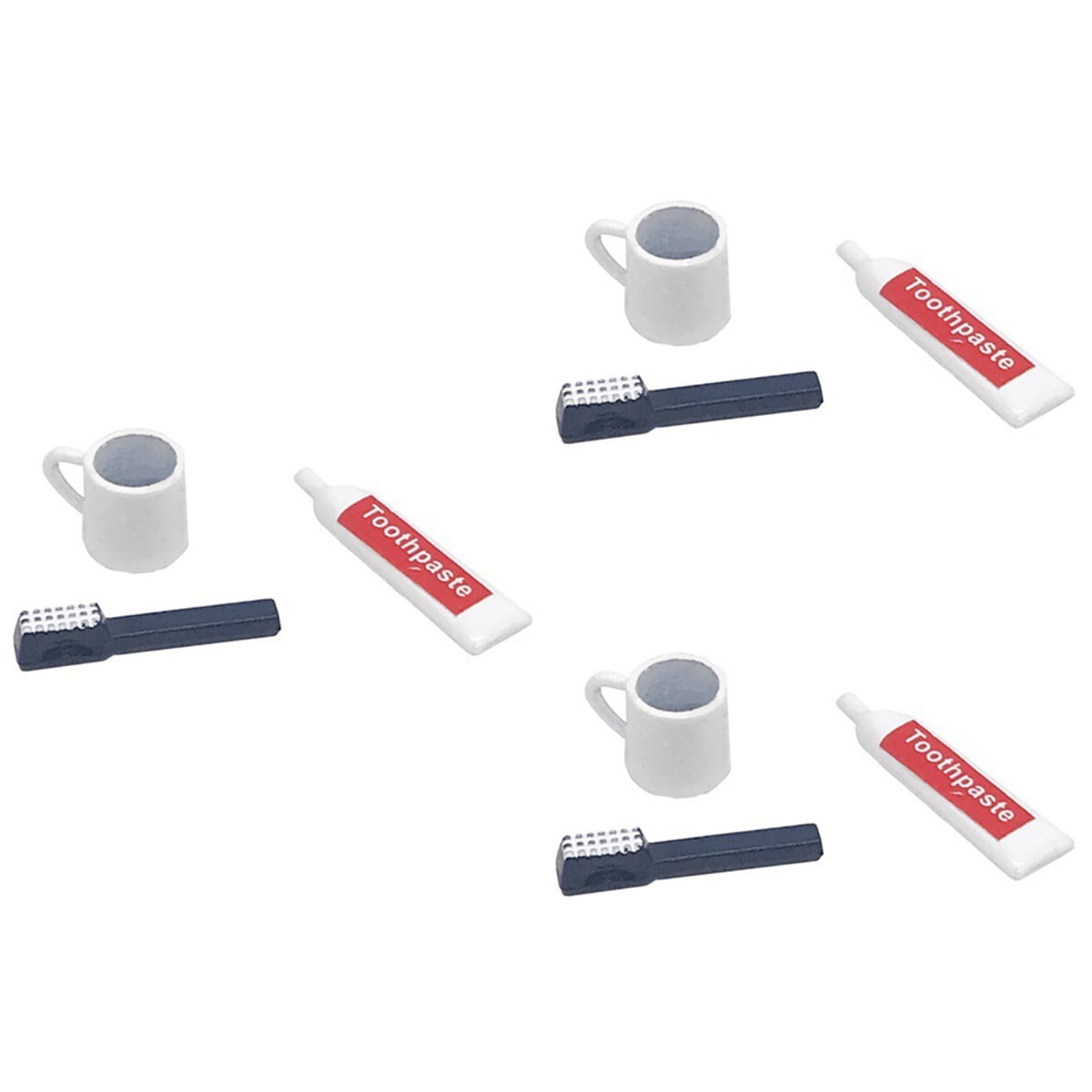 Masteelf 3 Sets of 1/12 Simulation Toiletries Model Bathroom Supplies ...