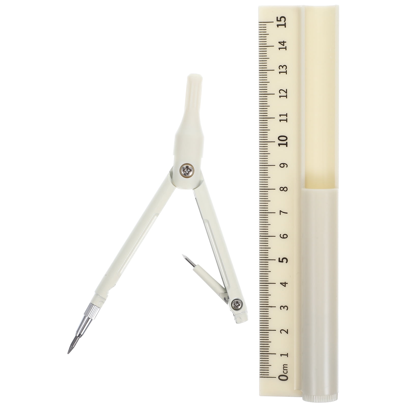 Masteelf 3-in-1 Compass, Pen, and Ruler Set - for Students, Engineers ...