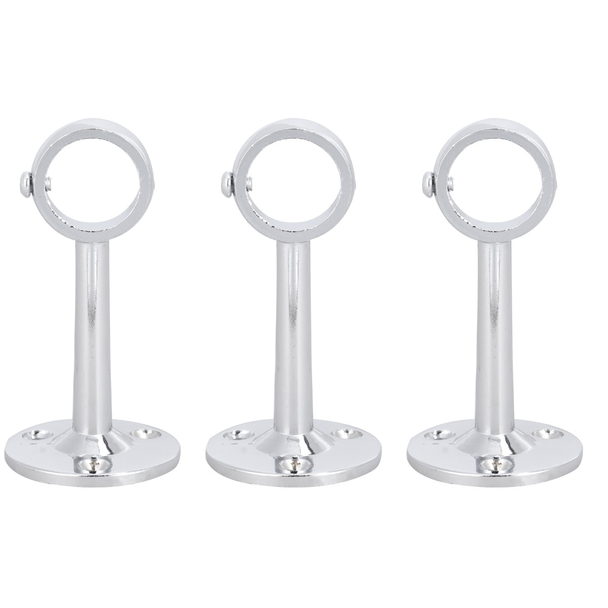 Masteelf 3 pcs Hanging Rod Wardrobe Rail Holder Wardrobe Tube Support ...