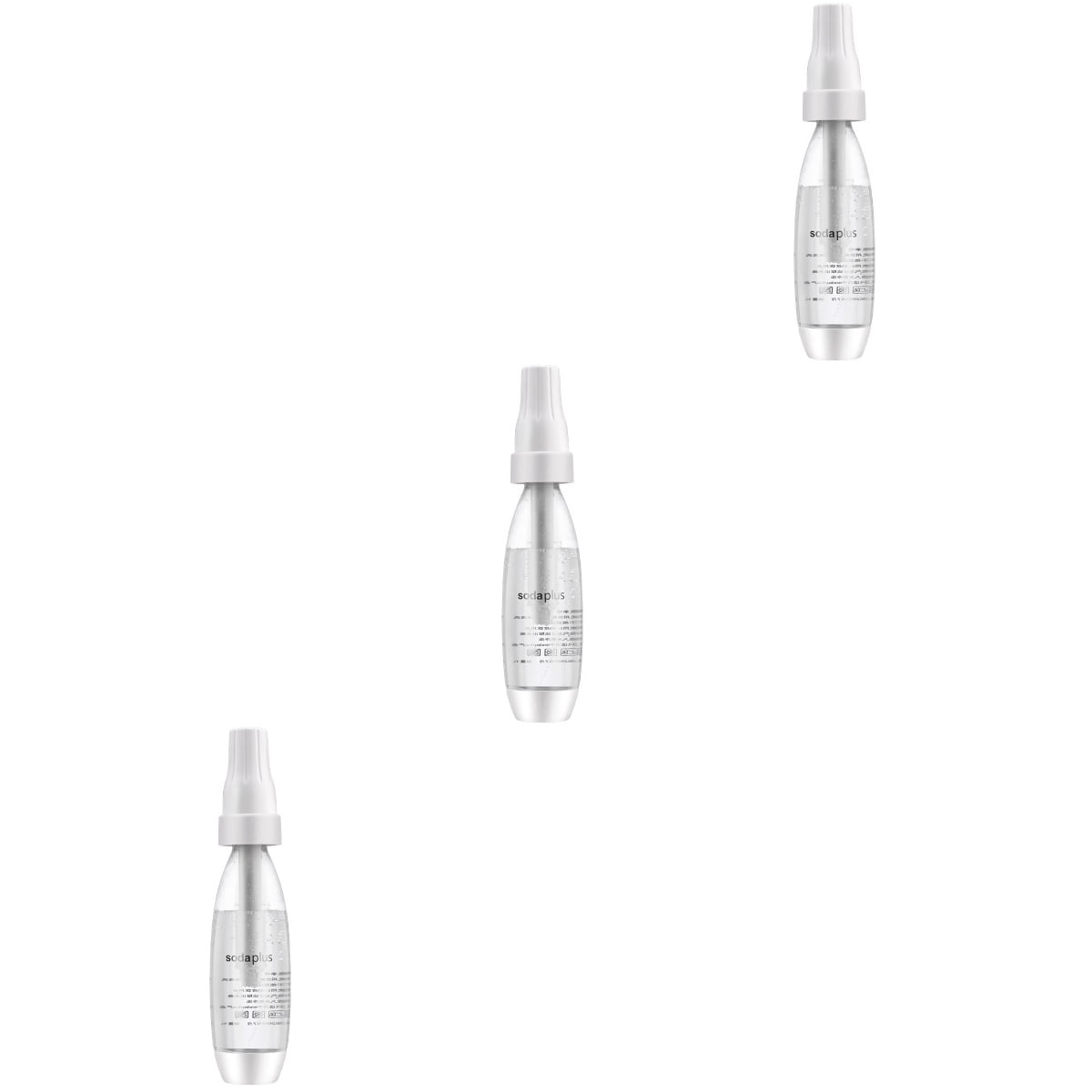 Masteelf 3 pcs Household Manual Sparkling Hand Operated Sparkling Water ...